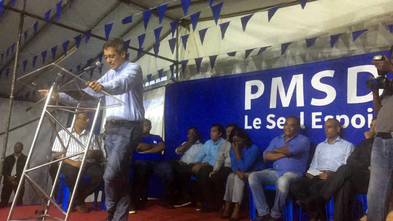 Congrès nocturne du PMSD - Xavier-Luc Duval : «J’ai voulu démasquer ...
