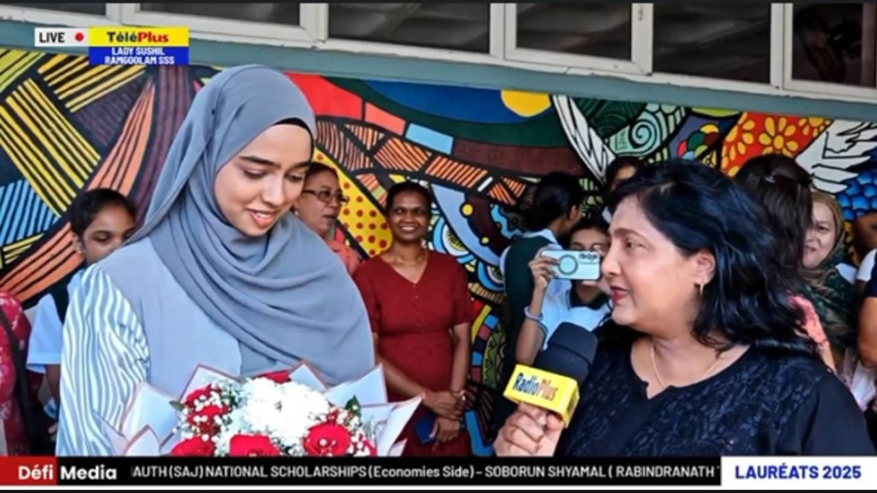 Yearoo Beebee Husnaa Zeenat, lauréate au Lady Sushil SSS : «13 unités ...