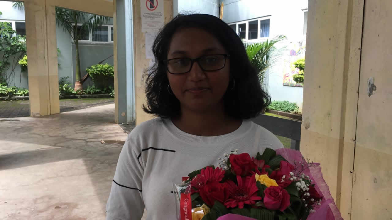 Lauréats 2017 : Sidarshinee Jeetun de la Lady Sushil Ramgoolam SSS ...