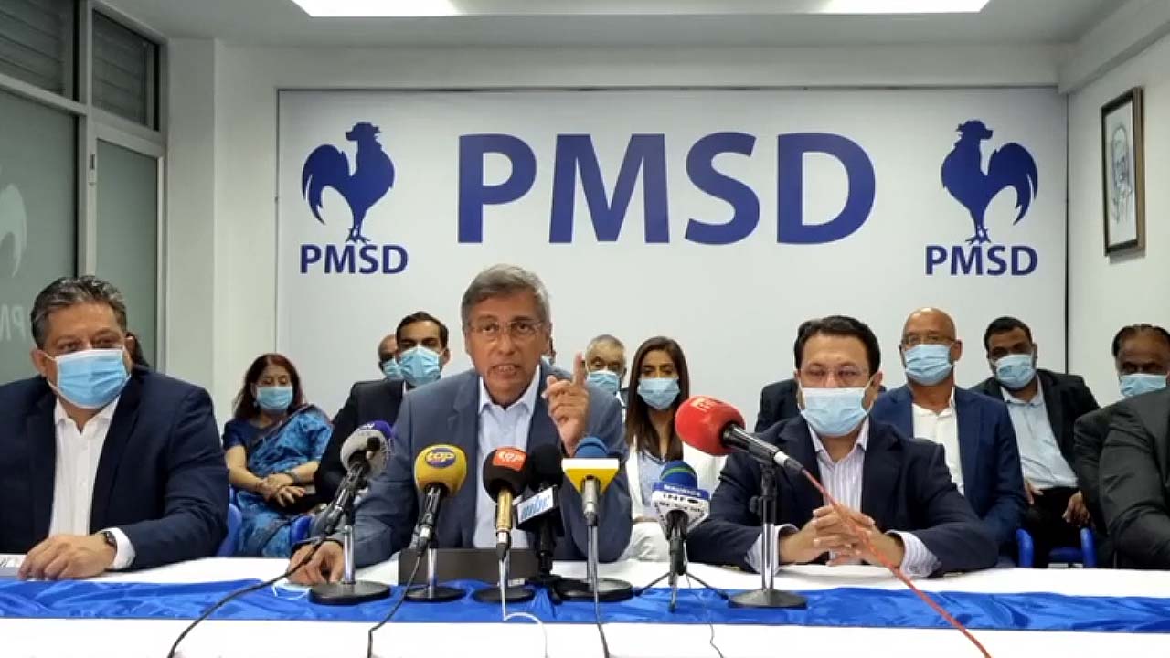 Politique : suivez la conférence de presse du PMSD | Le Defi Media Group