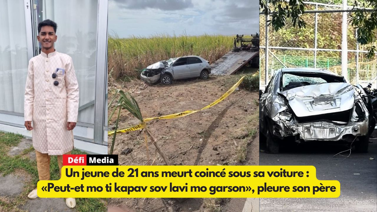 Un jeune de 21 ans meurt coincé sous sa voiture : «Peut-et mo ti kapav ...